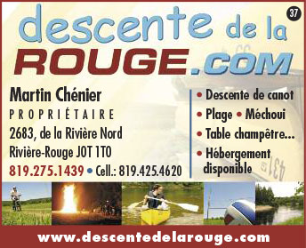 Guide touristique des Hautes-Laurentides | Descente de la rouge